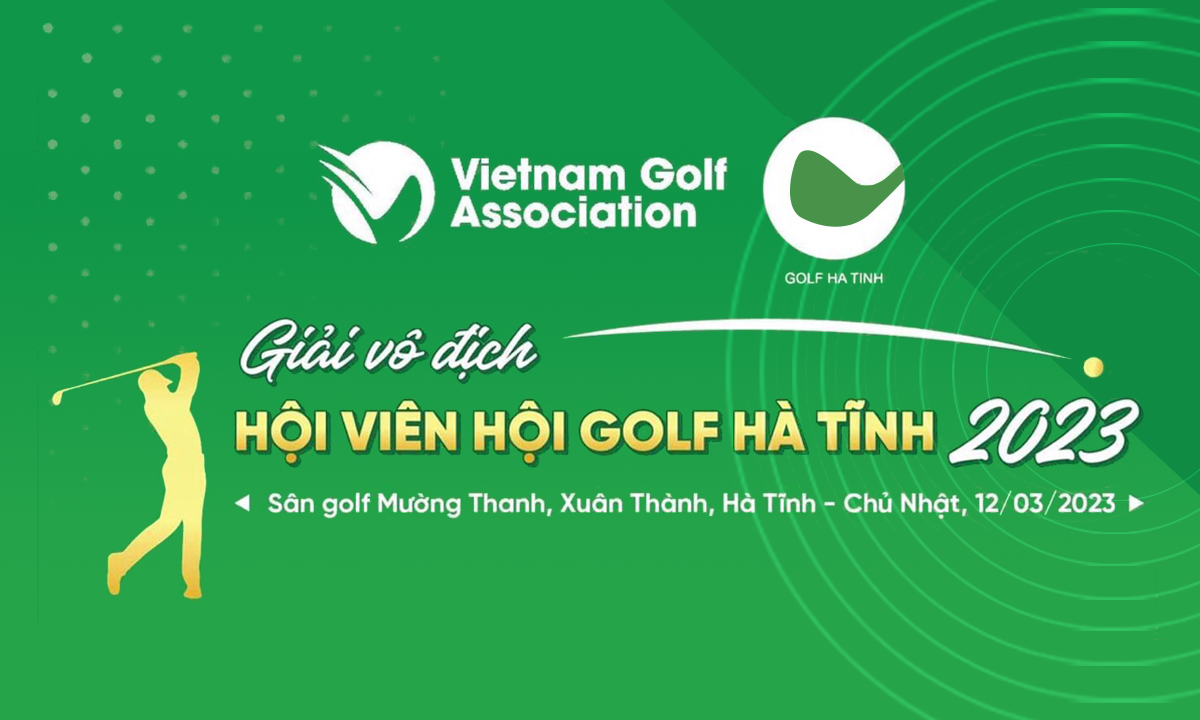 Khởi tranh giải Vô địch Hội viên Hội golf Hà Tĩnh 2023